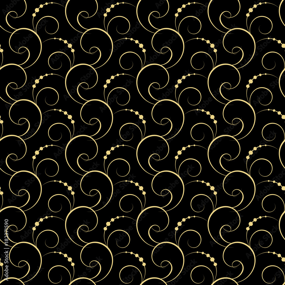 Gold Swirl Pattern