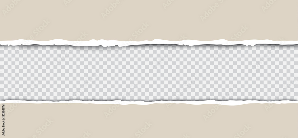 Torn paper frame vector template Stock Vector | Adobe Stock