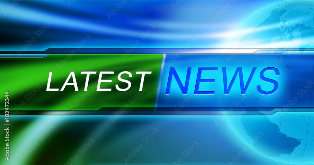 News background wallpaper. Latest news title in the center of banner at ...