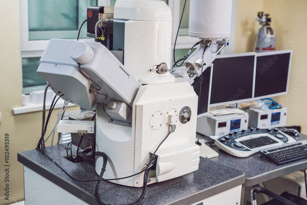 Scanning scanning electron microscope Stock Photo | Adobe Stock Scanning scanning electron microscope Stock Photo | Adobe Stock