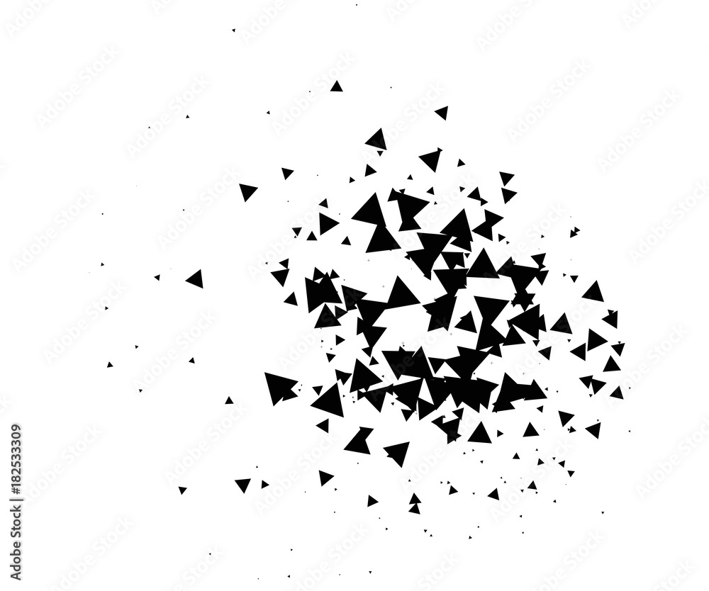 Abstract explosion vector black and white background. Burst, blast ...