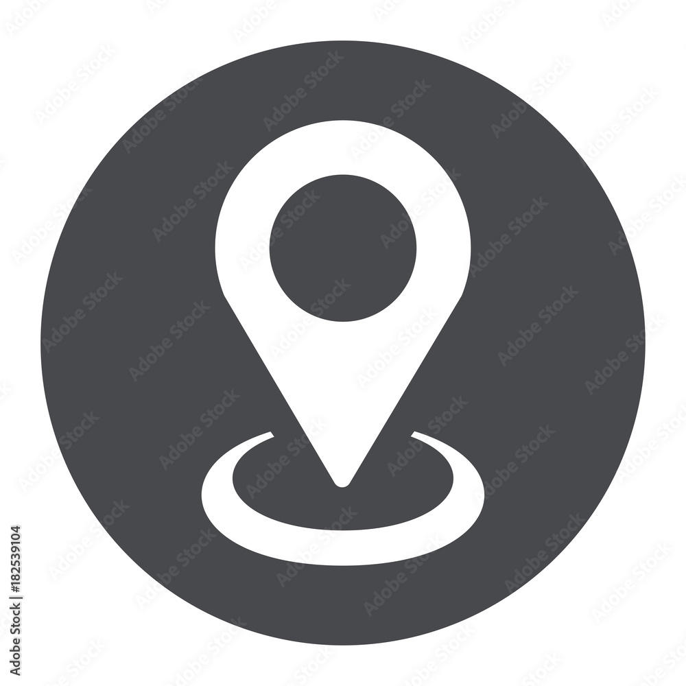 location pin circle icon Stock Vector | Adobe Stock