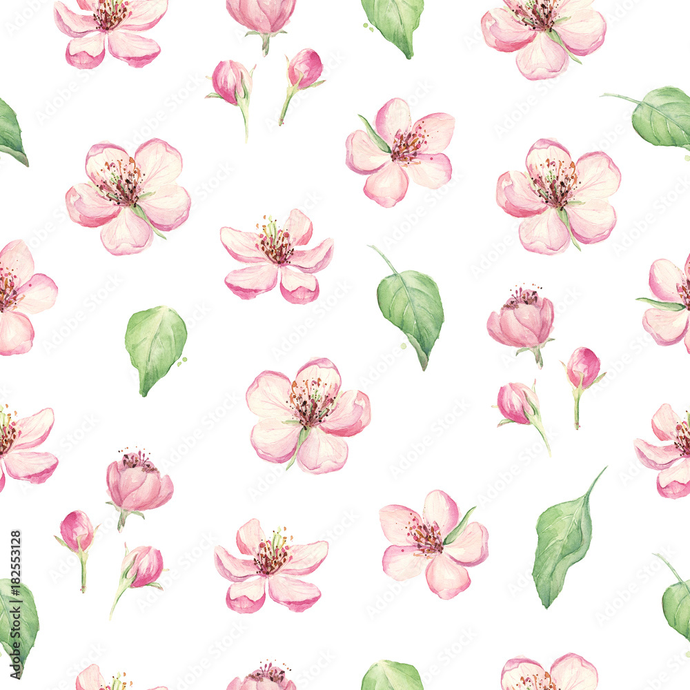 Simple Pink Flower Outline