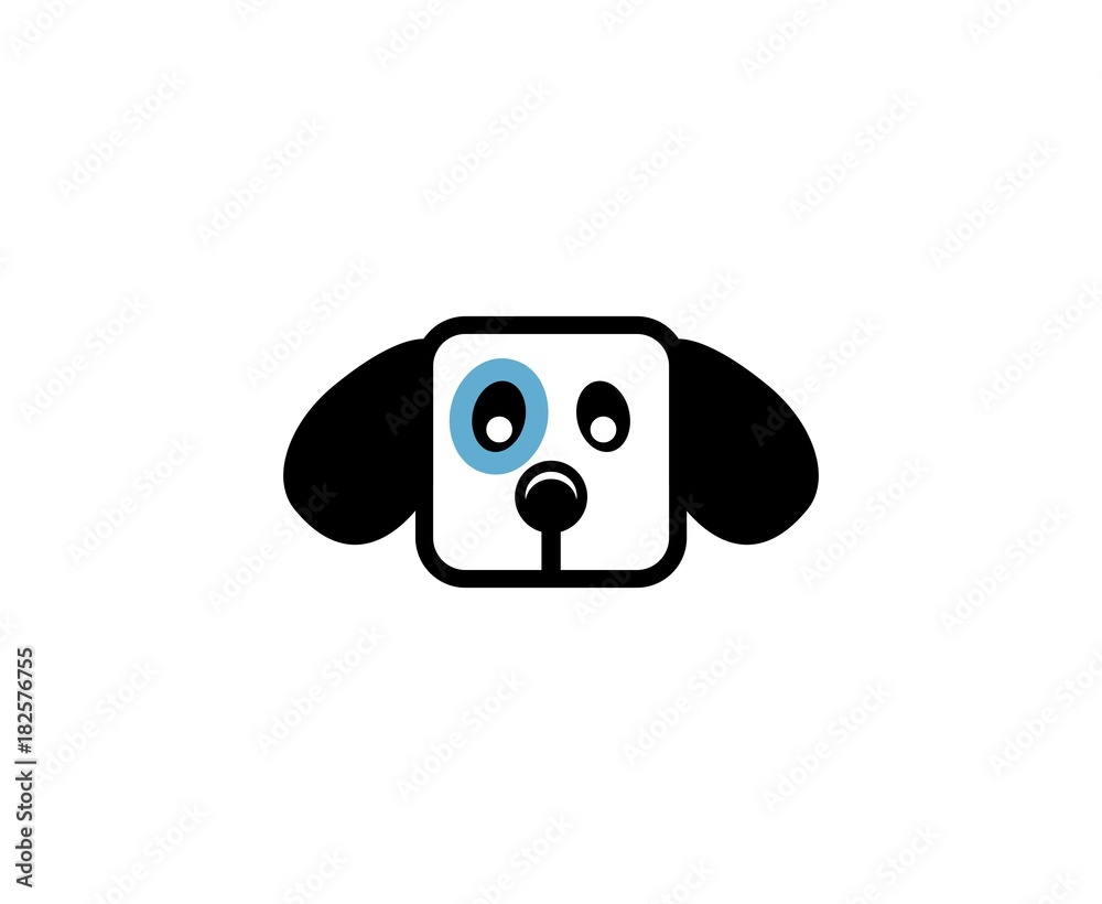 Dog logo Stock Vector | Adobe Stock