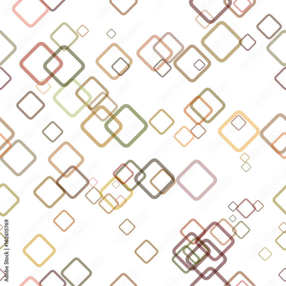 Seamless geometrical square pattern background - vector graphic design ...