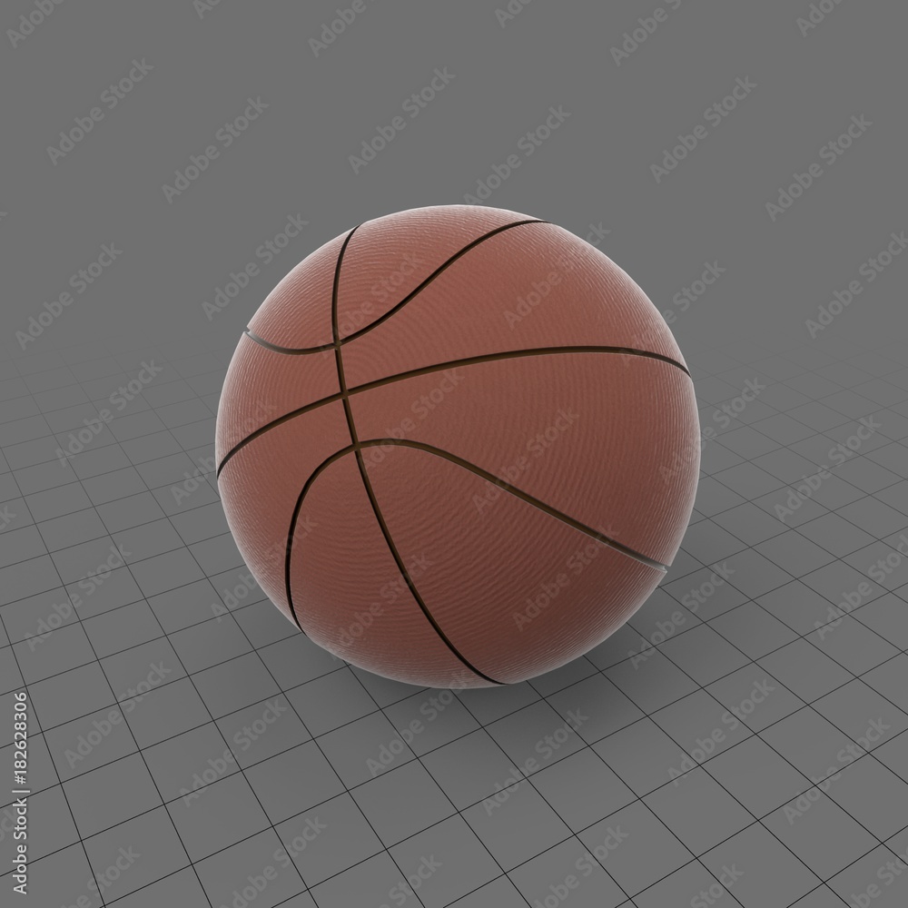 Basketball Stock 3D asset | Adobe Stock