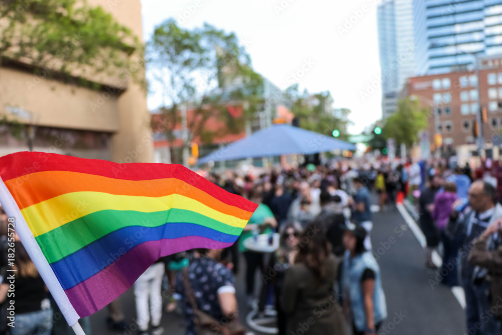 Pride Flag block Party Stock Photo | Adobe Stock