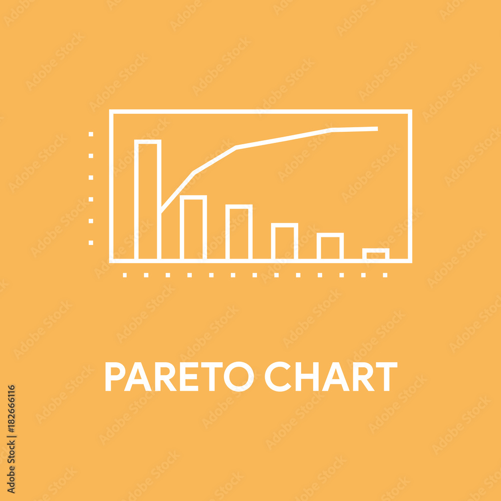 PARETO CHART CONCEPT Stock Vector | Adobe Stock