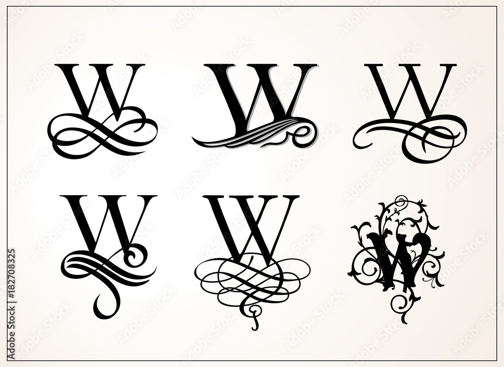 Victorian Lettering W