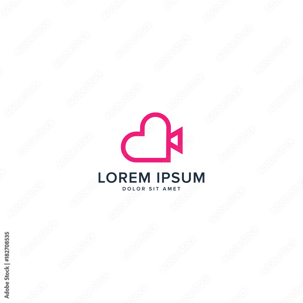 Love-Wedding-film-01-Logo Stock Vector | Adobe Stock