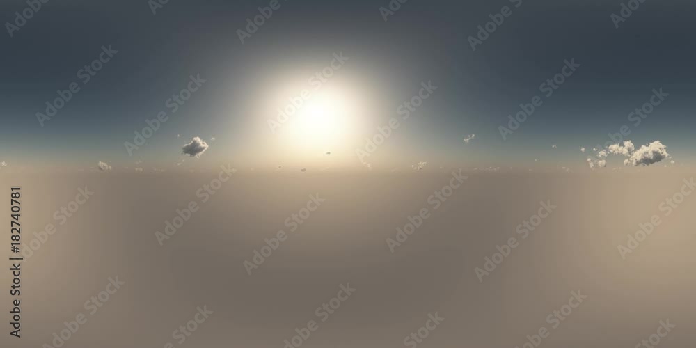 loop VR 360 degree Panoramic Sky and Clouds at. ready for use in 3D ...