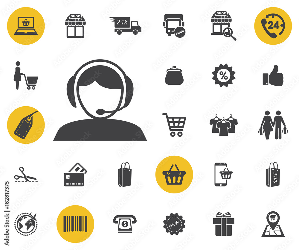 Customer Support Flat Icon