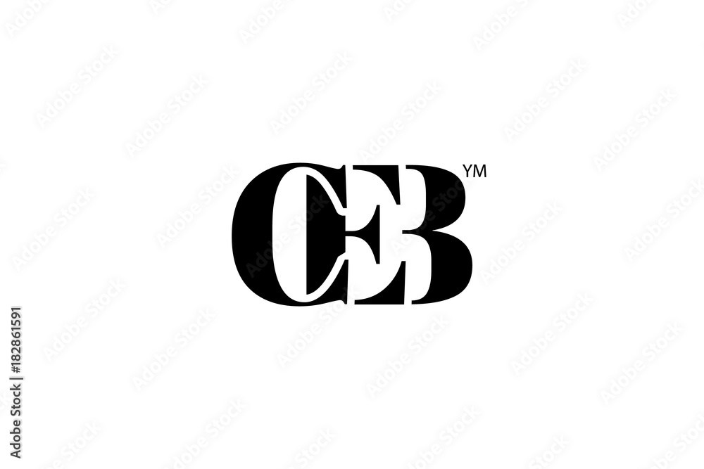 CEB Logo Branding Letter. Vector graphic design. Useful as app icon ...