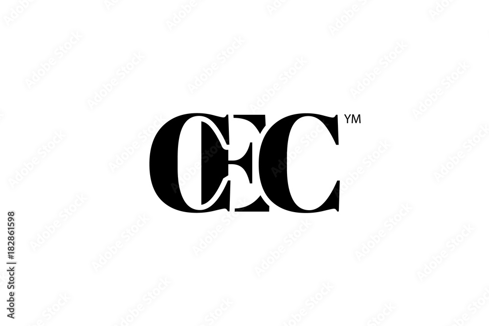 CEC Logo Branding Letter. Vector graphic design. Useful as app icon ...
