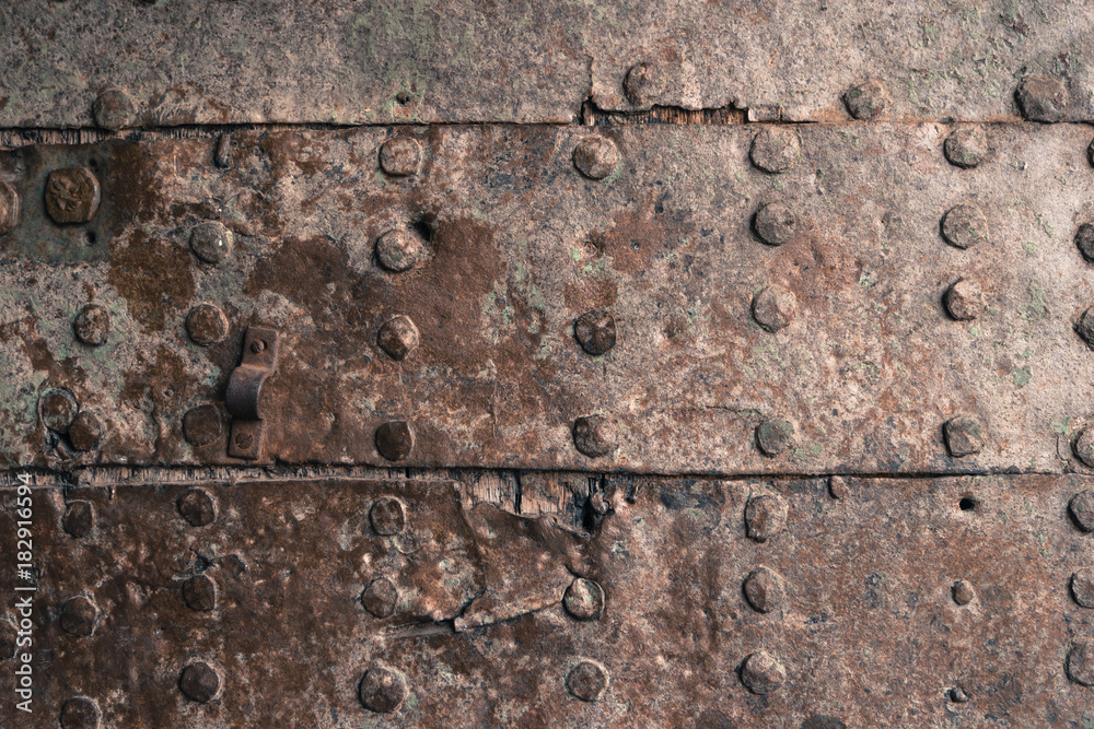 Rusty Metal Rivets Texture