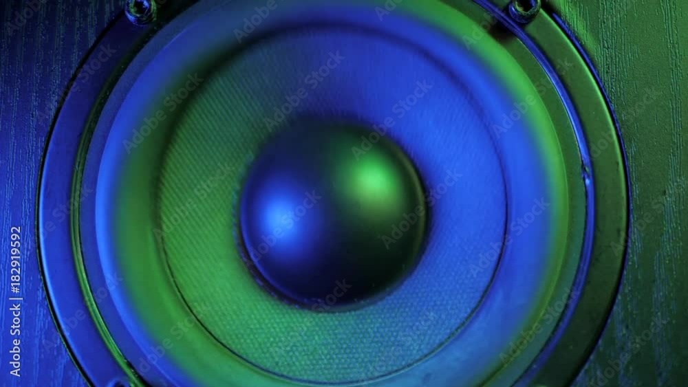 Hi end loudspeakers.Monitor hifi sound system for sound recording ...