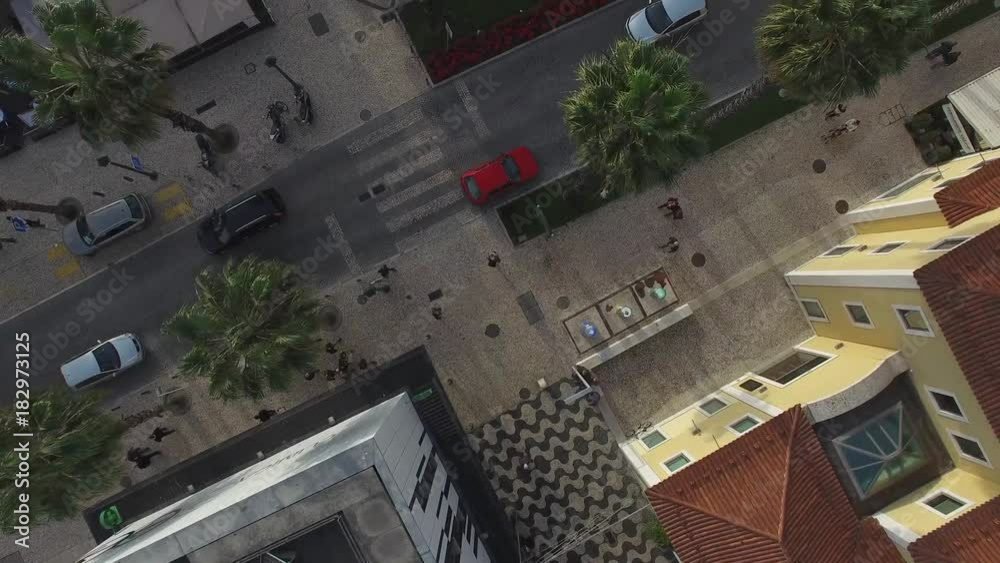 Top View of Street by Drone Stock Video | Adobe Stock