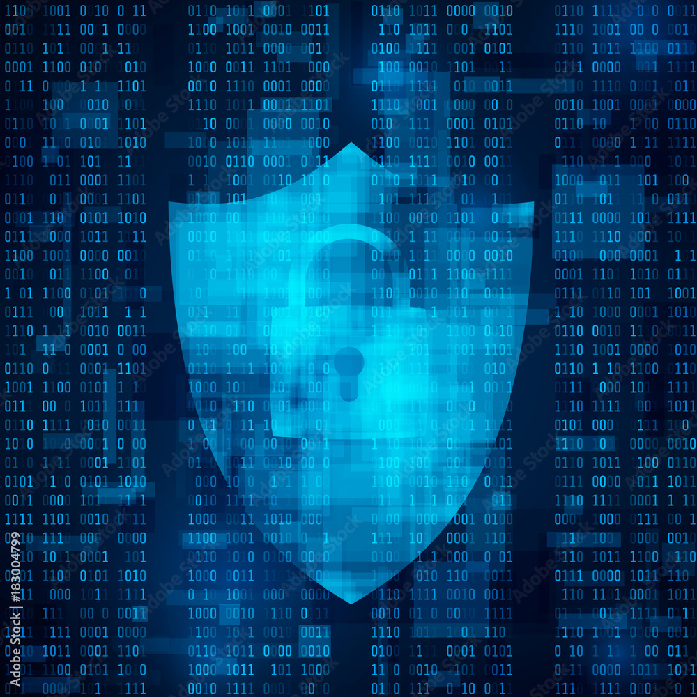 Encryption information concept. Internet sequrity system. Data ...