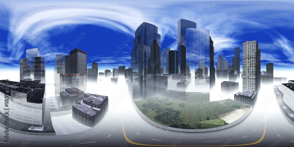 Spherical Map City