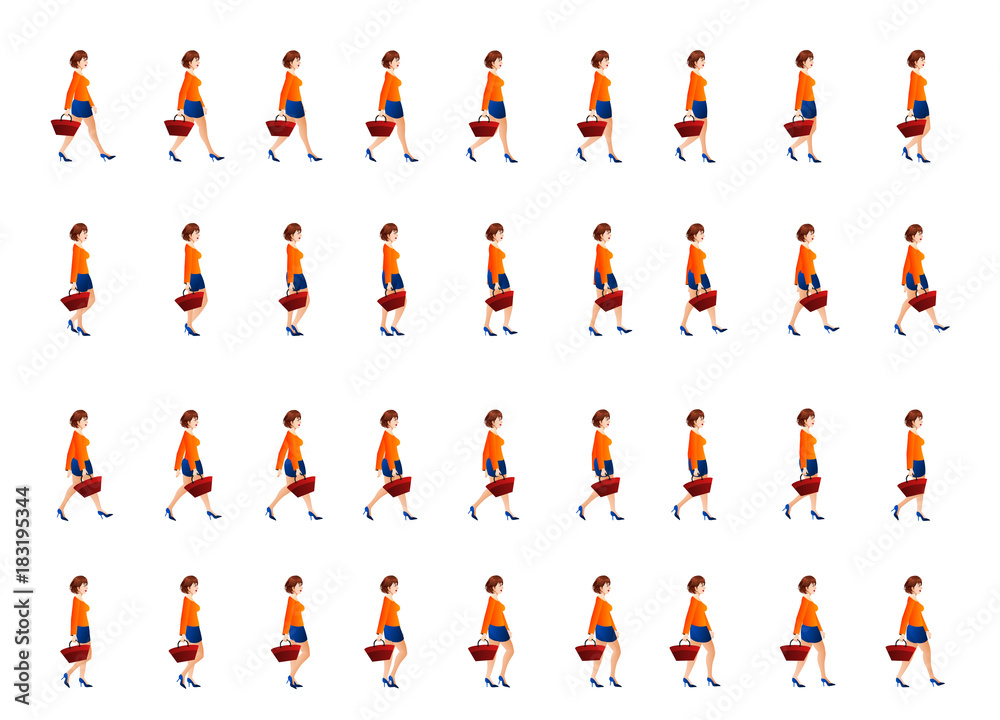 Character Sprite Sheet With Walk Cycle And Run Cycle, 60% OFF