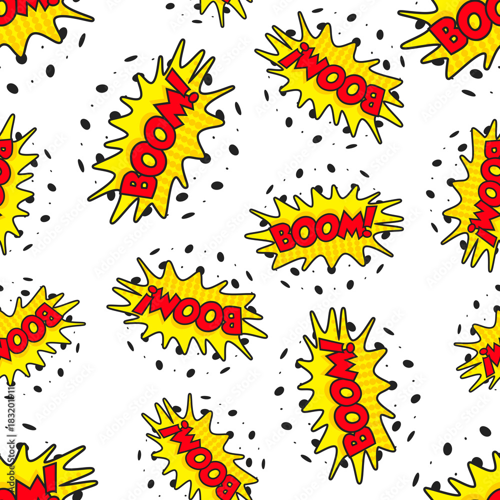 Boom Comic Sign