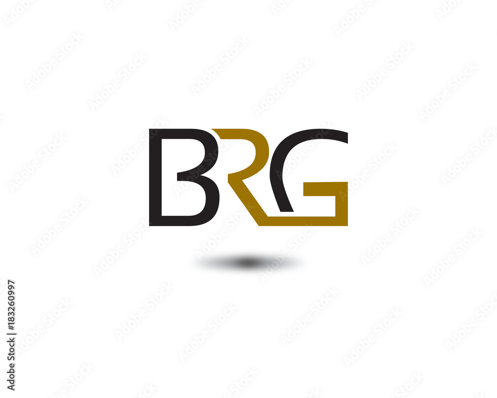 brg letter logo Stock Vector | Adobe Stock