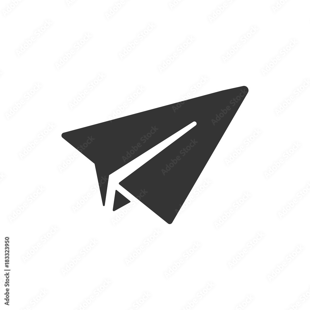Paper Rocket Icon Stock Vector | Adobe Stock