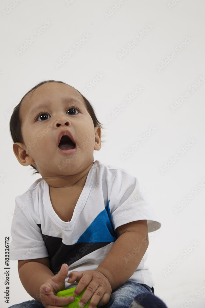 portrait of malay baby Stock Photo | Adobe Stock