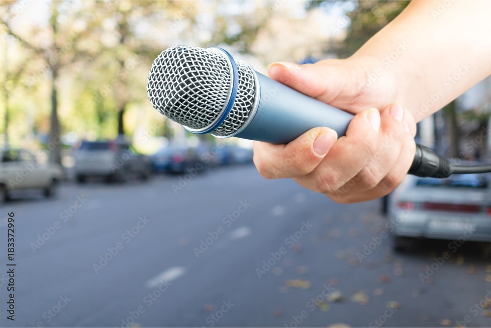 Microphone. Stock Photo | Adobe Stock