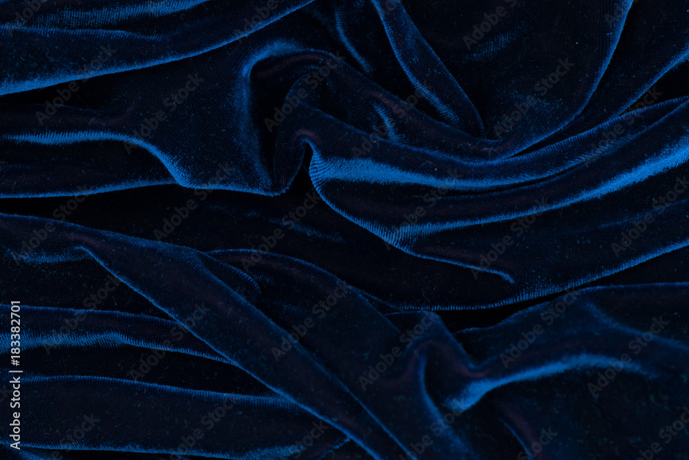 eleganter blauer Samt - Nahaufnahme Stock-Foto | Adobe Stock