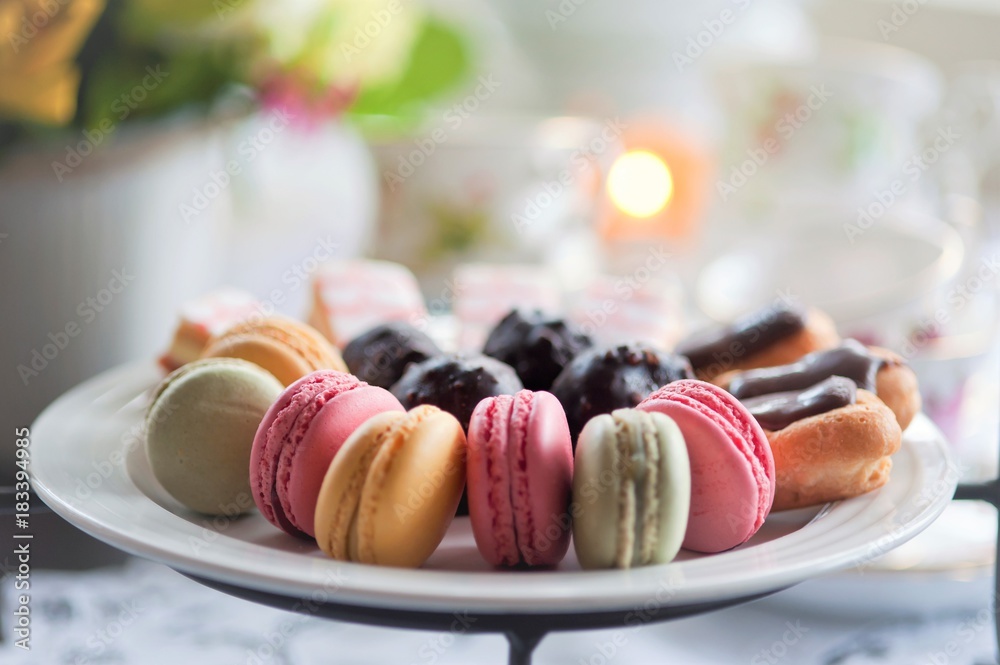 traditional English tea, high tea Stock Photo | Adobe Stock