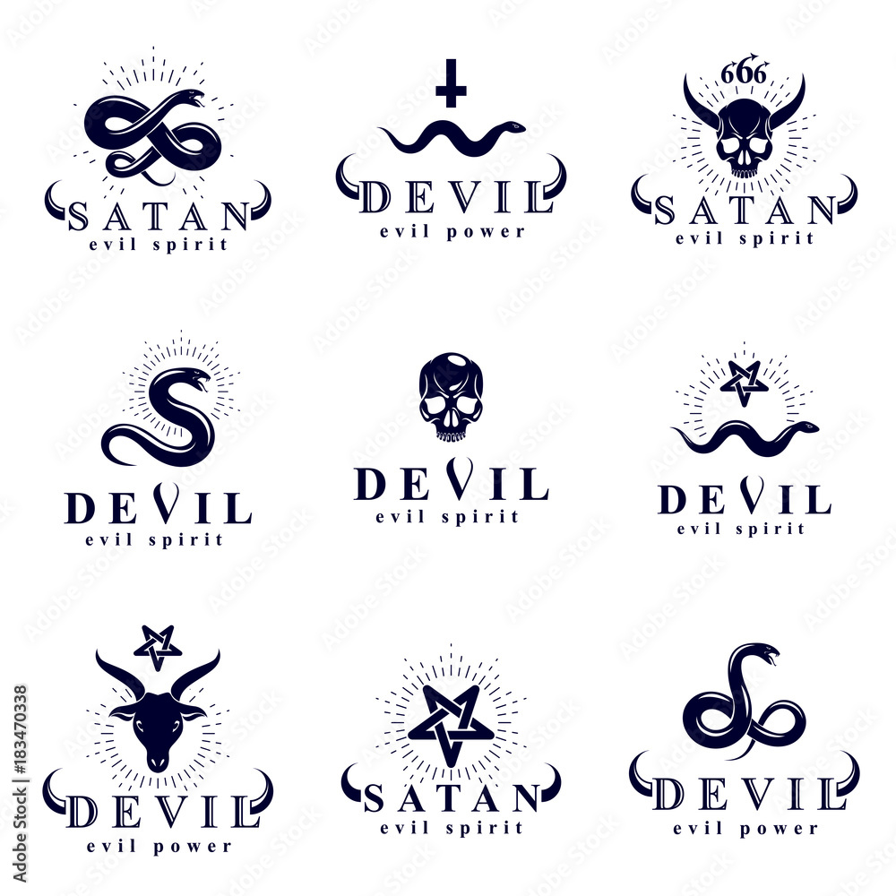 Devil Symbols 666