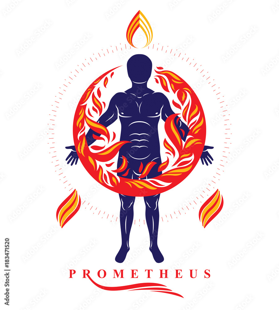 Vector graphic illustration of strong male, body silhouette standing ...