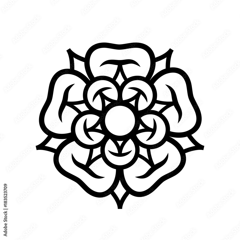 Vetor do Stock: Rose (Queen of flowers). Flower from The Garden of Eden ...