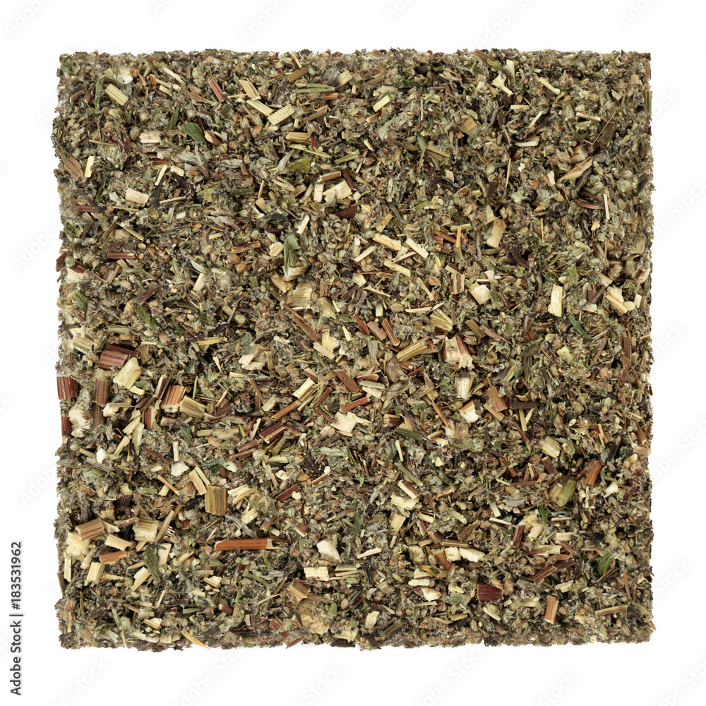 Mugwort leaf herb used in alternative and chinese herbal medicine to ...