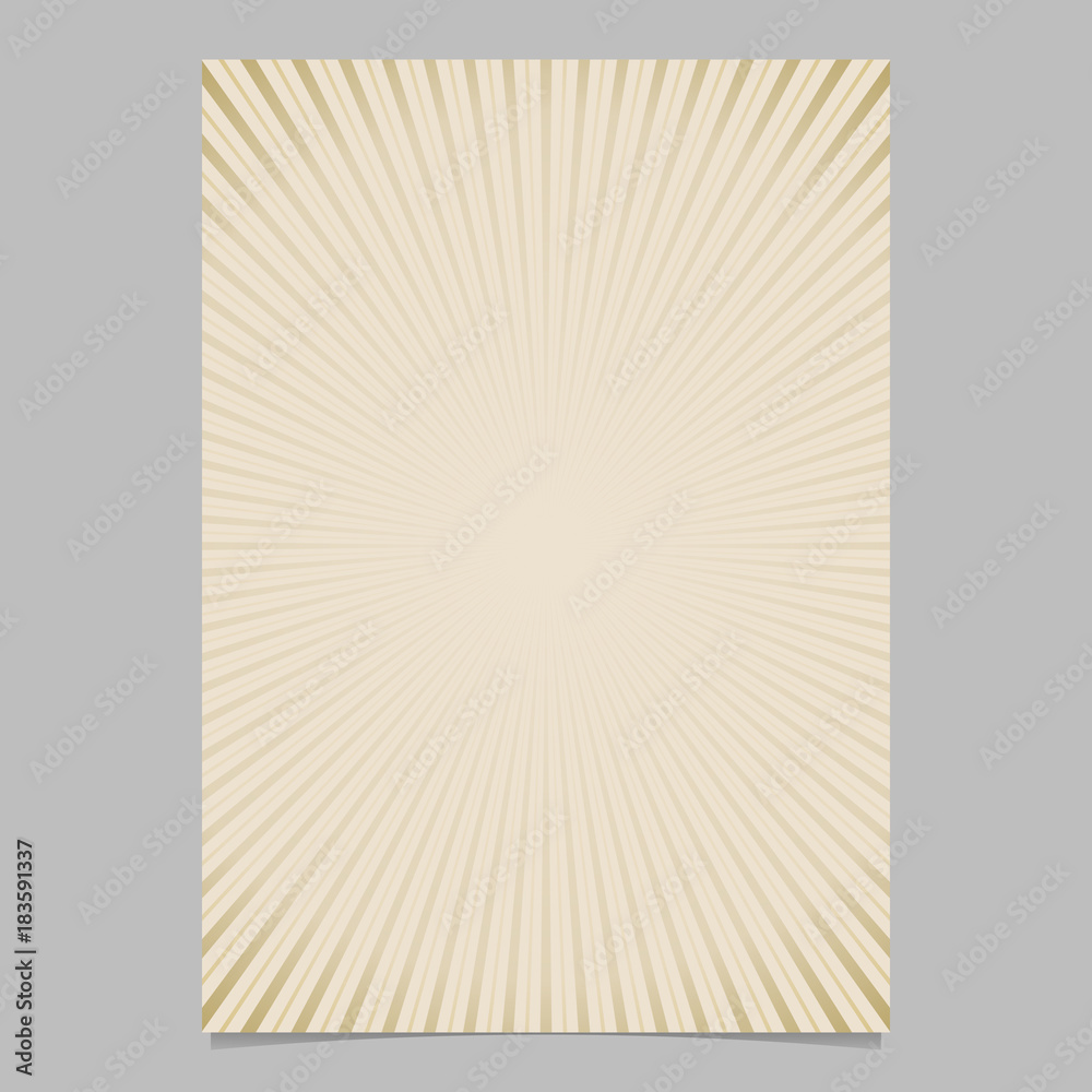 Gradient abstract ray burst brochure cover template - vector poster ... Gradient abstract ray burst brochure cover template - vector poster ...