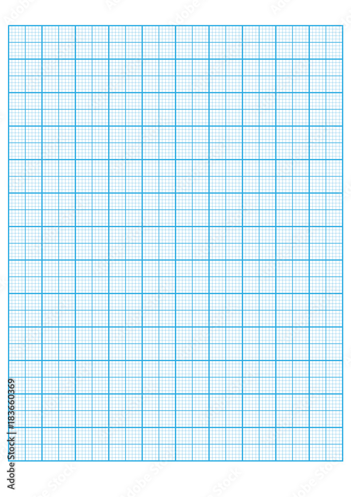 engineering graph paper Printable Graph Paper vector illustration Stock ...