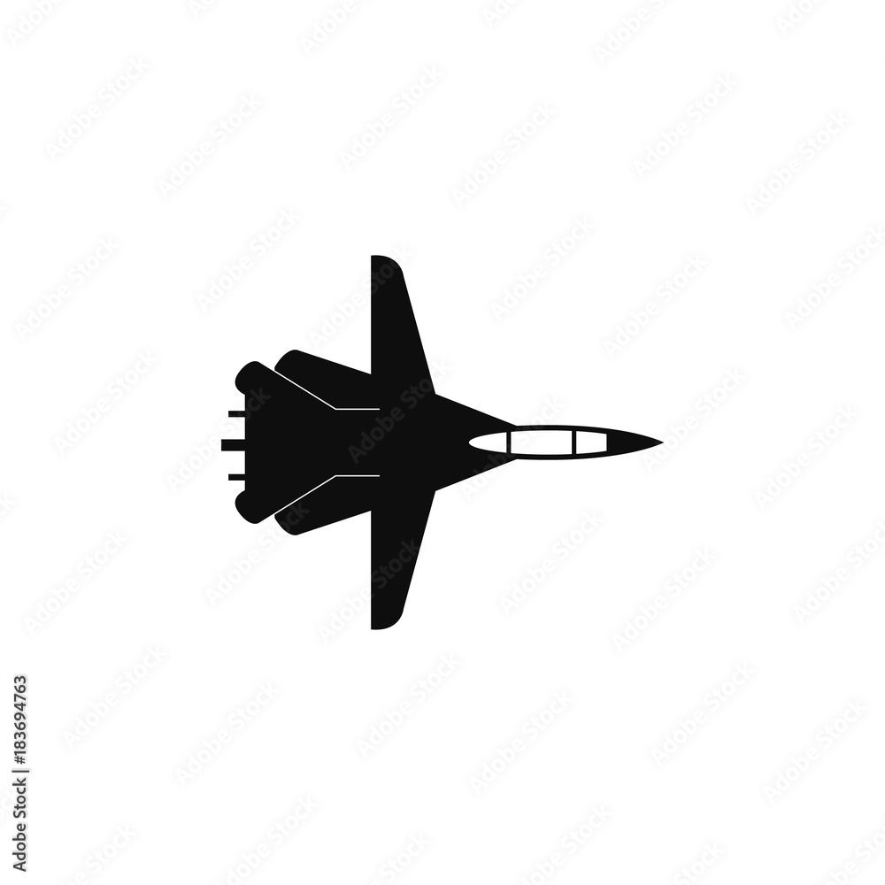 war plane icon. Military aircraft element icon. Premium quality graphic ...