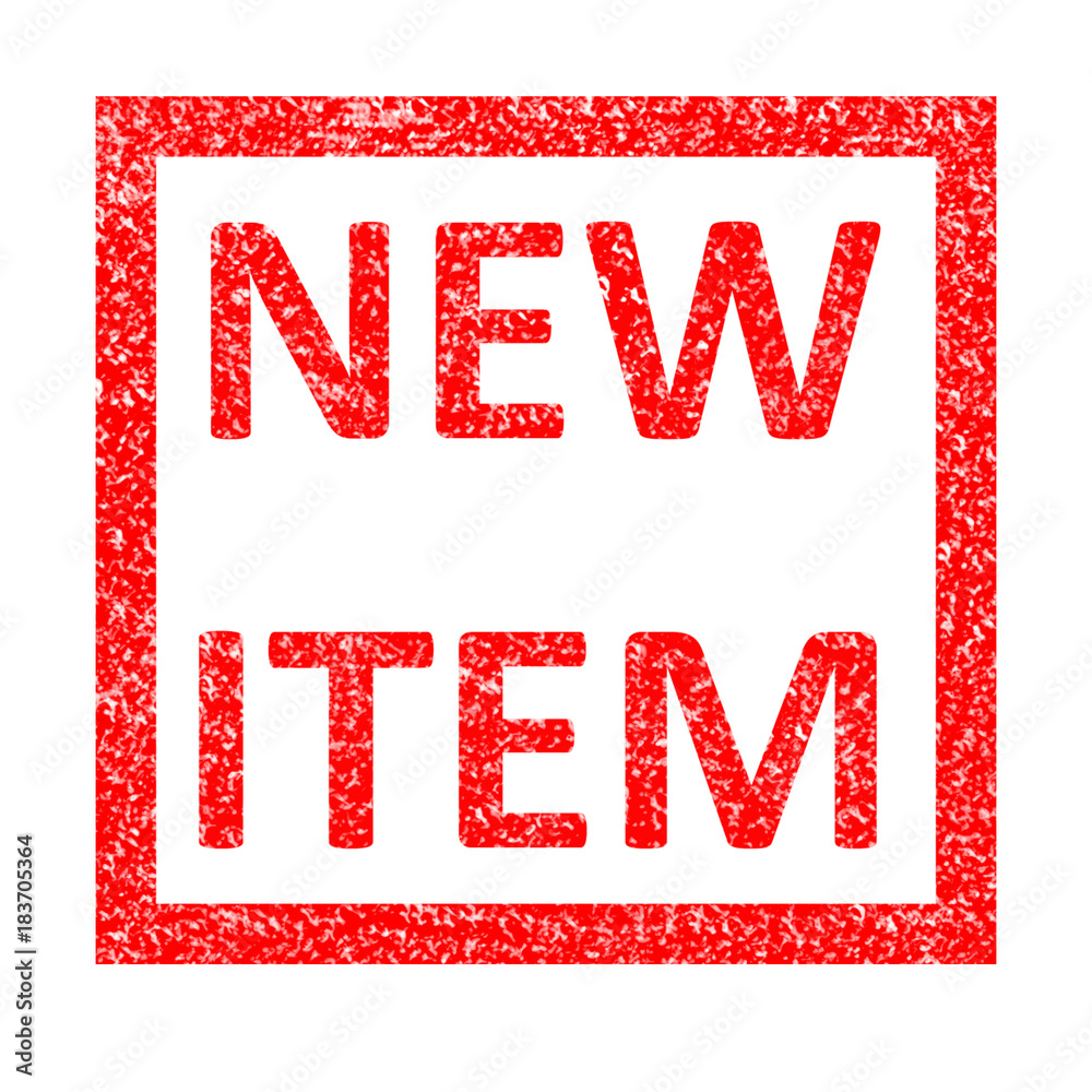 New Item Sign