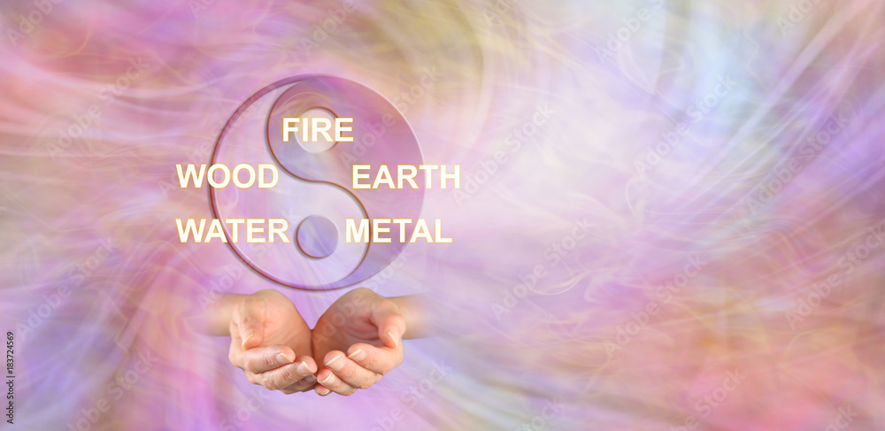 The 5 Elements of Traditional Chinese Medicine - yin yang symbol above ...