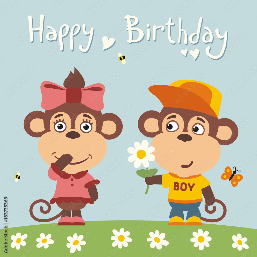 Happy Birthday Monkey Funny