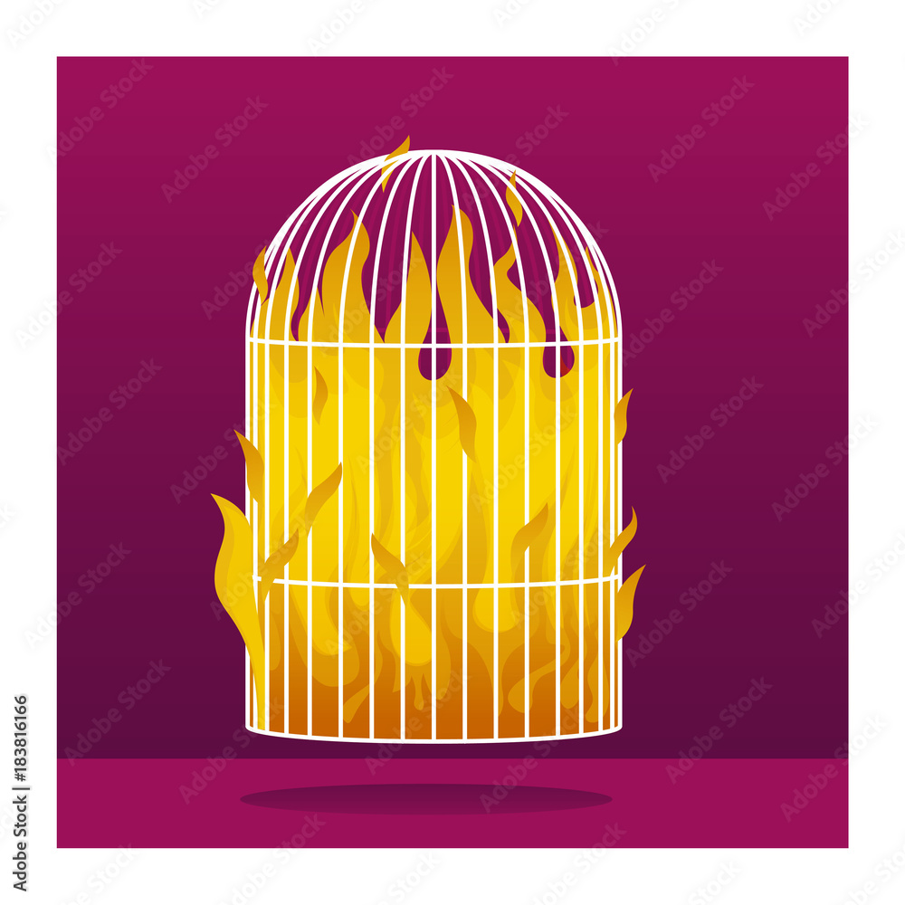 CONTROLLED FIRE. DELIMITED FEELINGS. Serie of metaphorical concepts ...