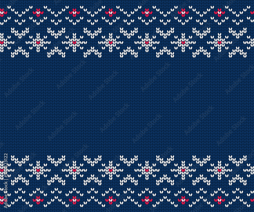 Knitted seamless pattern for sweater. Vector background Stock Vector ...