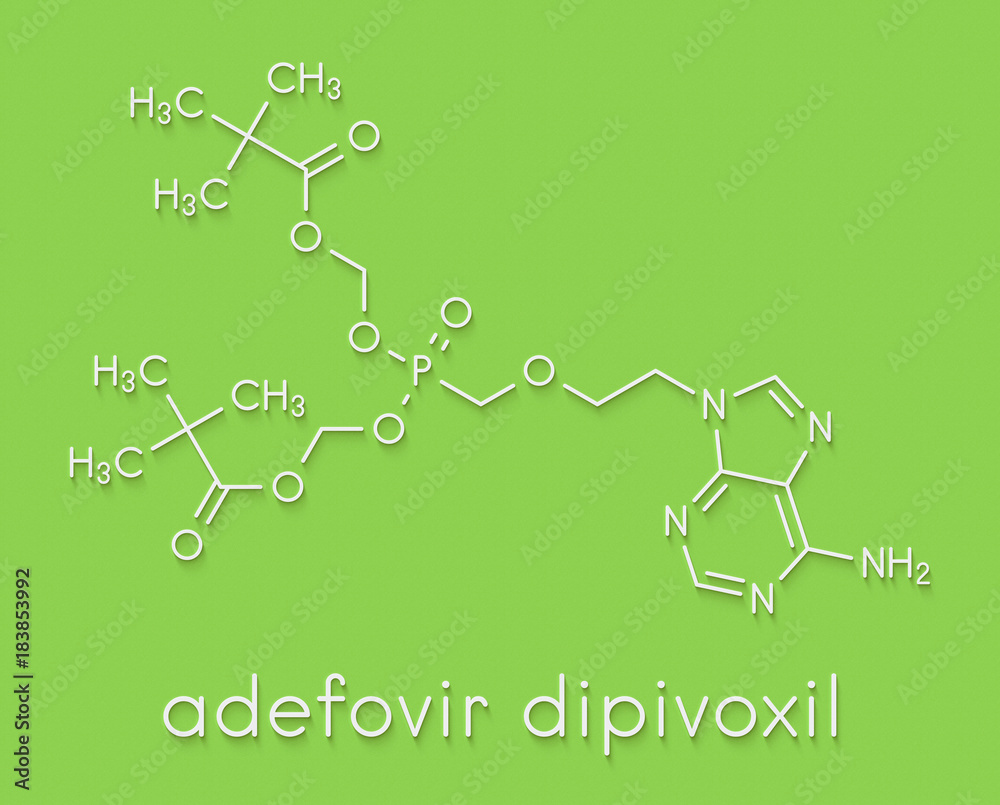 Adefovir dipivoxil hepatitis B and herpes simplex virus (HSV) drug ...