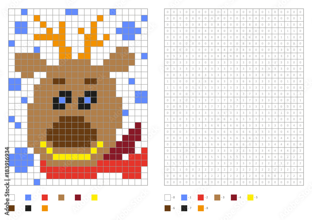 Pixel Coloring Pages