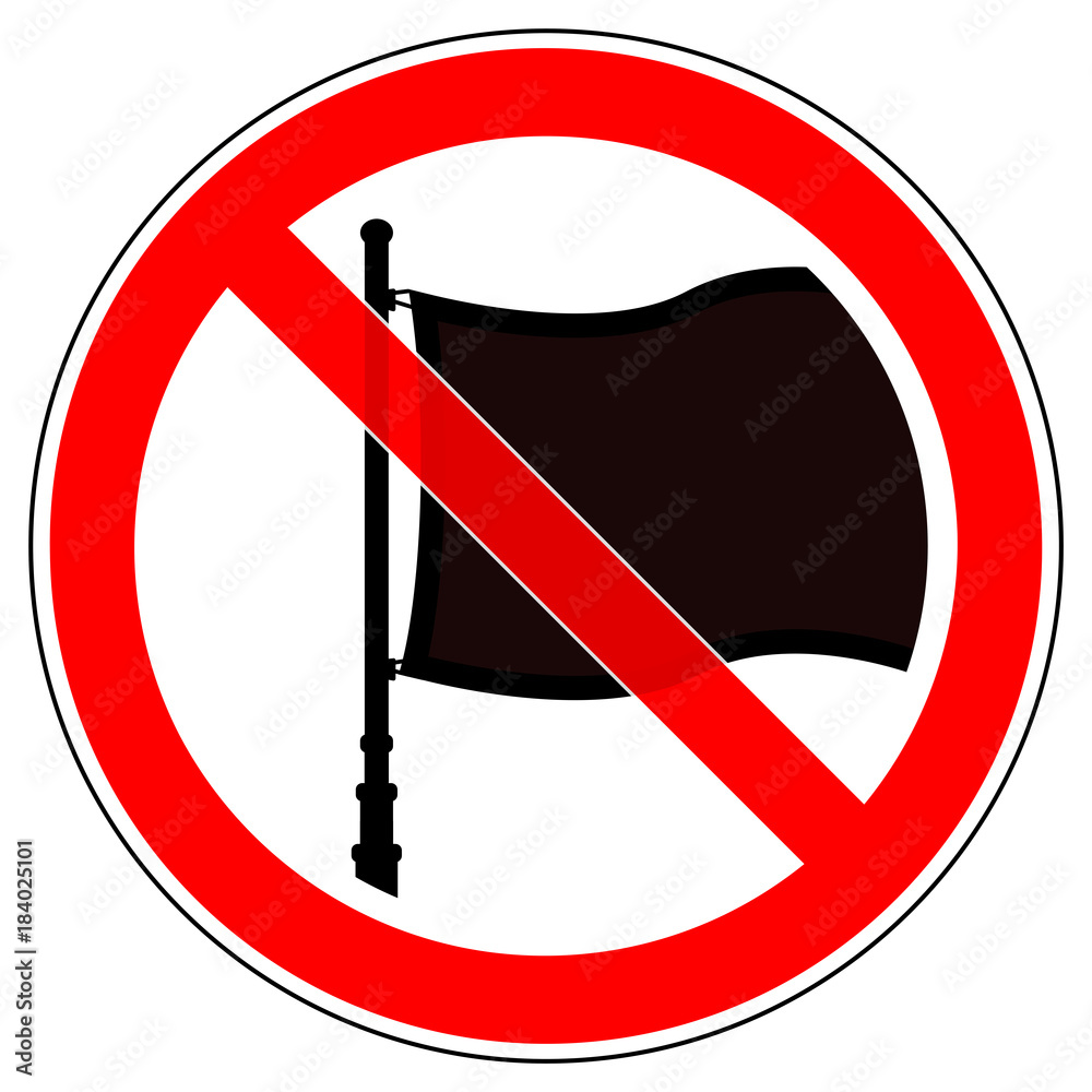 srr298 SignRoundRed - german - Verbotszeichen: Teleskopfahnenstangen ...