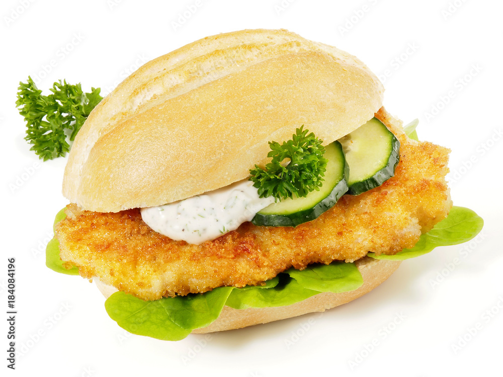 Schnitzelbrötchen Stock Photo | Adobe Stock