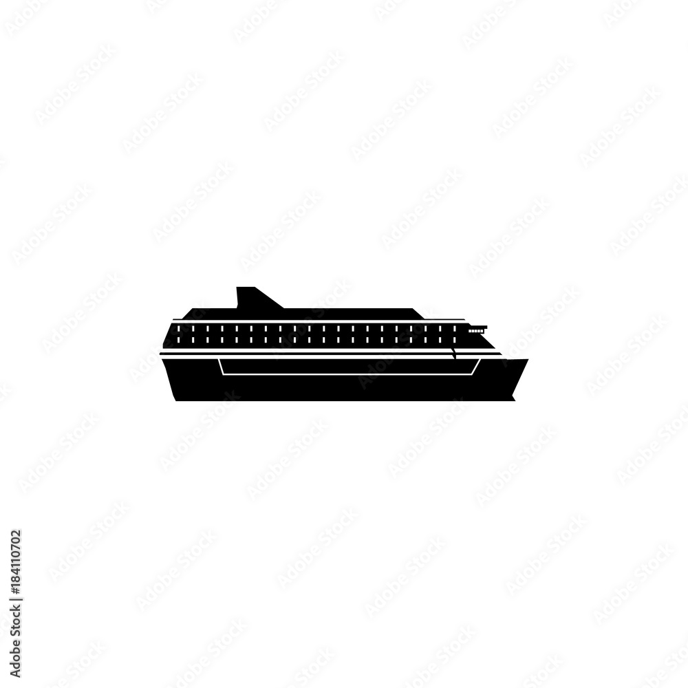 ferry ship icon. Water transport elements. Premium quality graphic ...