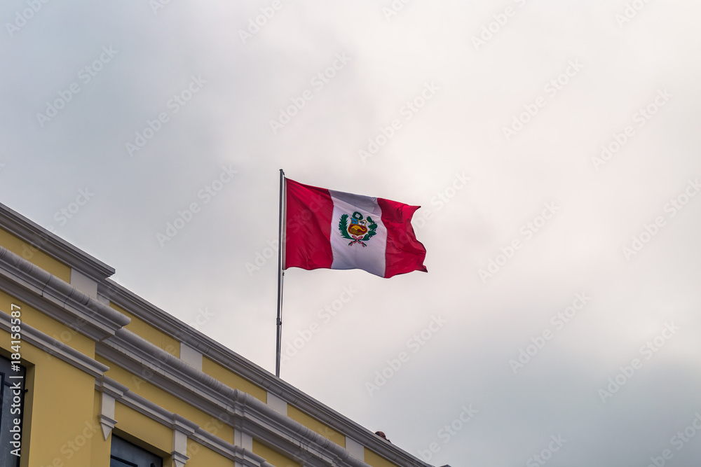 Lima Peru Flag