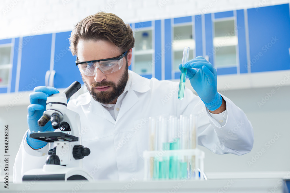 Male Scientist In Lab
